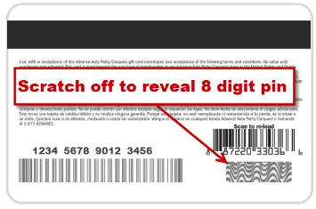 Online Giftcard FAQs - Advance Auto Parts