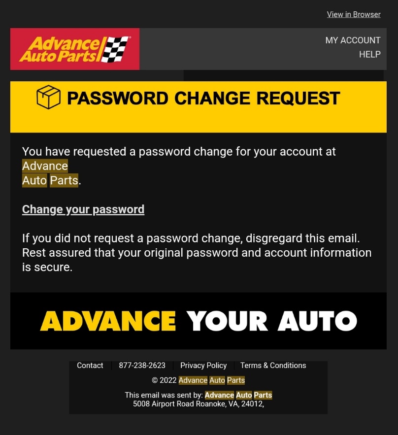 How do I reset my password? - Advance Auto Parts
